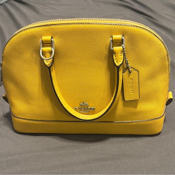 Coach | Bags | Coach Vibrant Yellow Satchel | Poshmark